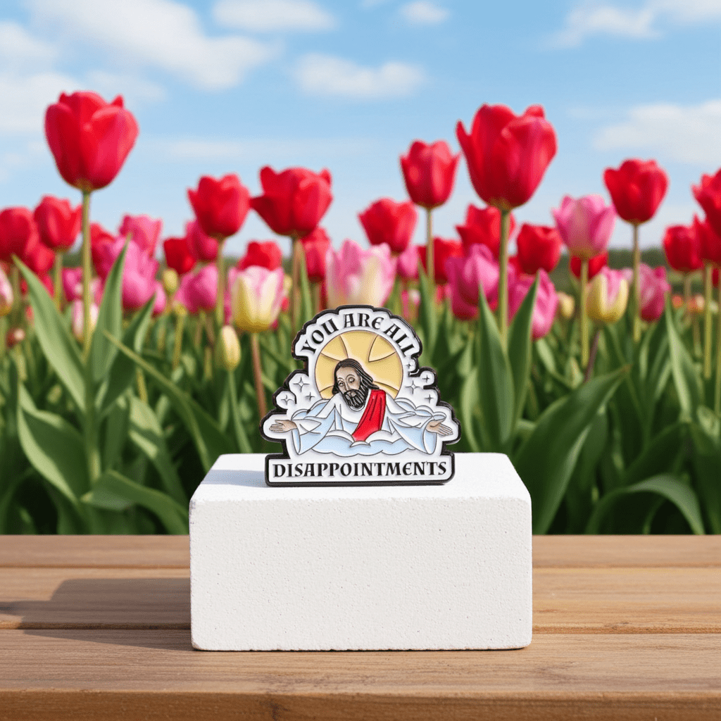 Disappointed Jesus Pin – Ziya Blue
